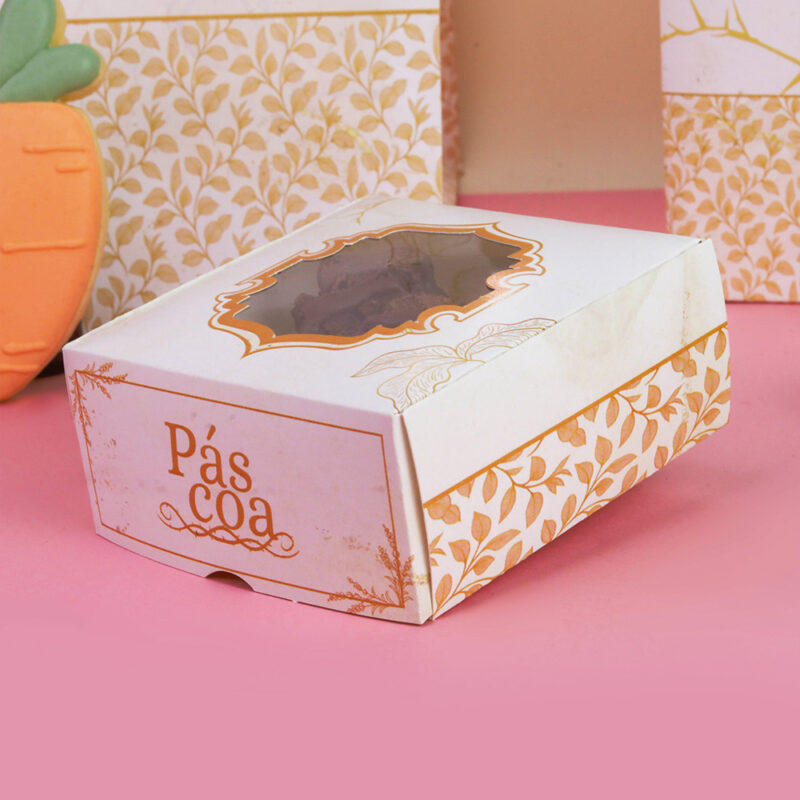 Caixa Para 1 Ovo 50g, Com Visor e berço, AURORA - 10un - Azure Embalagens