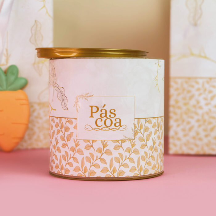 Tubolata com tampa 10x10cm, AURORA - Unitário - Azure Embalagens